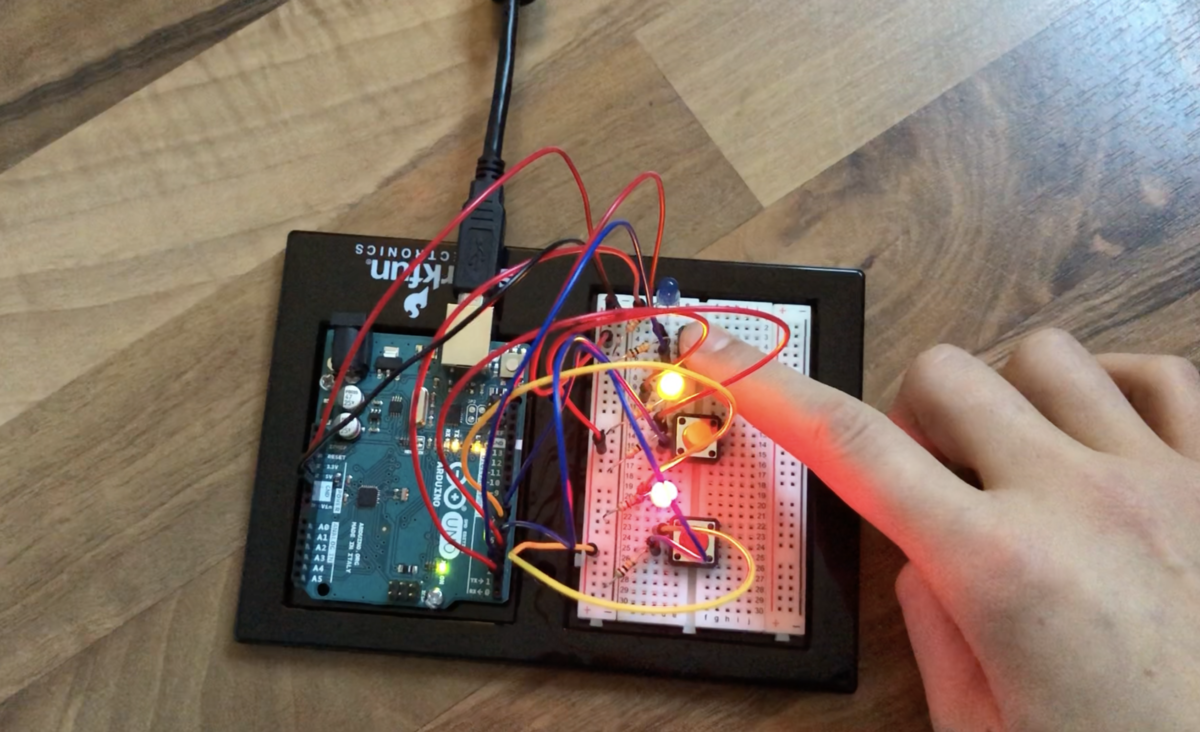 Week 7: LED Puzzle (Arduino) – Introduction to Interactive Media