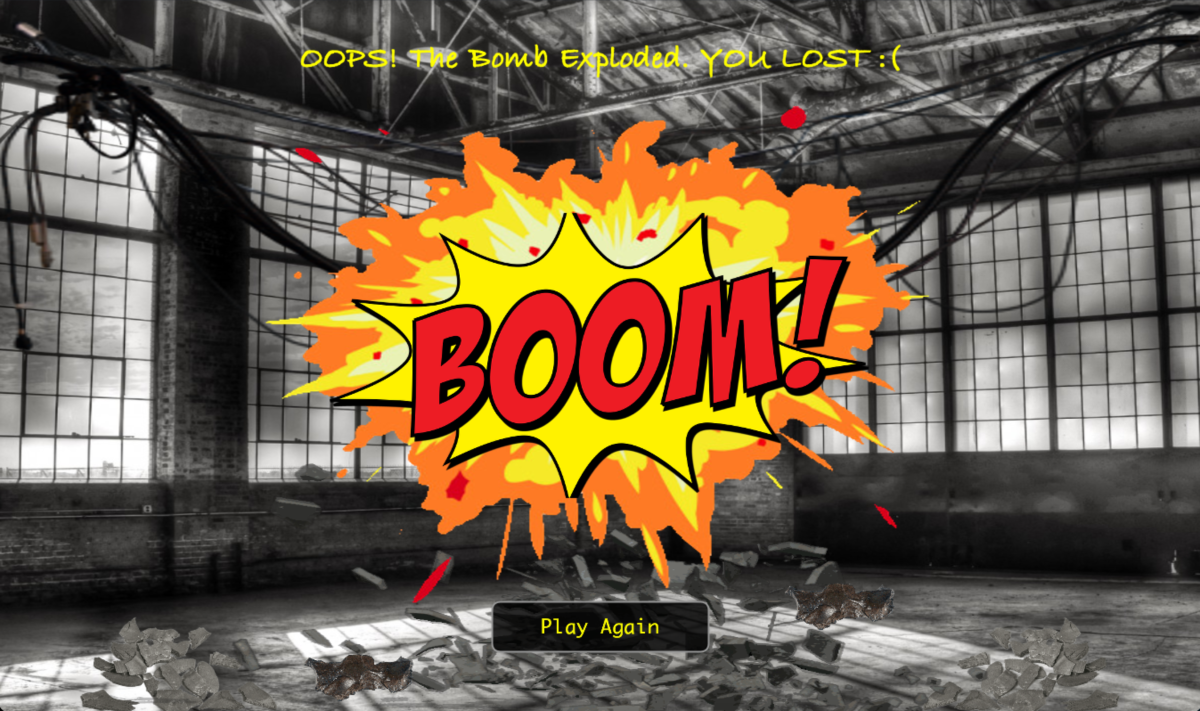 Shreya + Cole’s Final Bomb Defusing Game – Introduction to Interactive ...