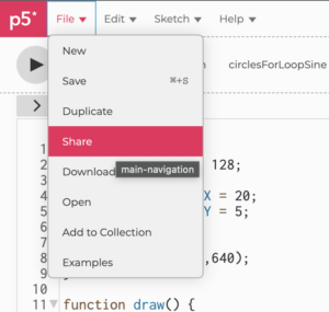 How to link / embed a p5js sketch in your blog post – Introduction to ...